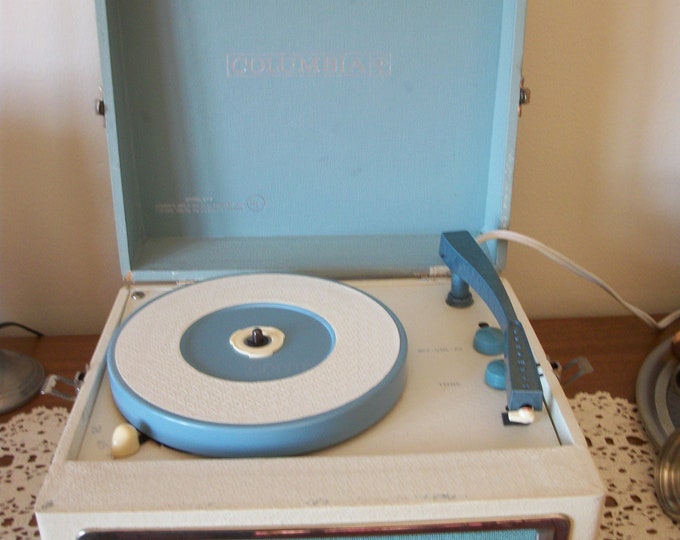 Vintage 1957 Columbia (CBS) Record Player Model 512; 33 45 78 ...