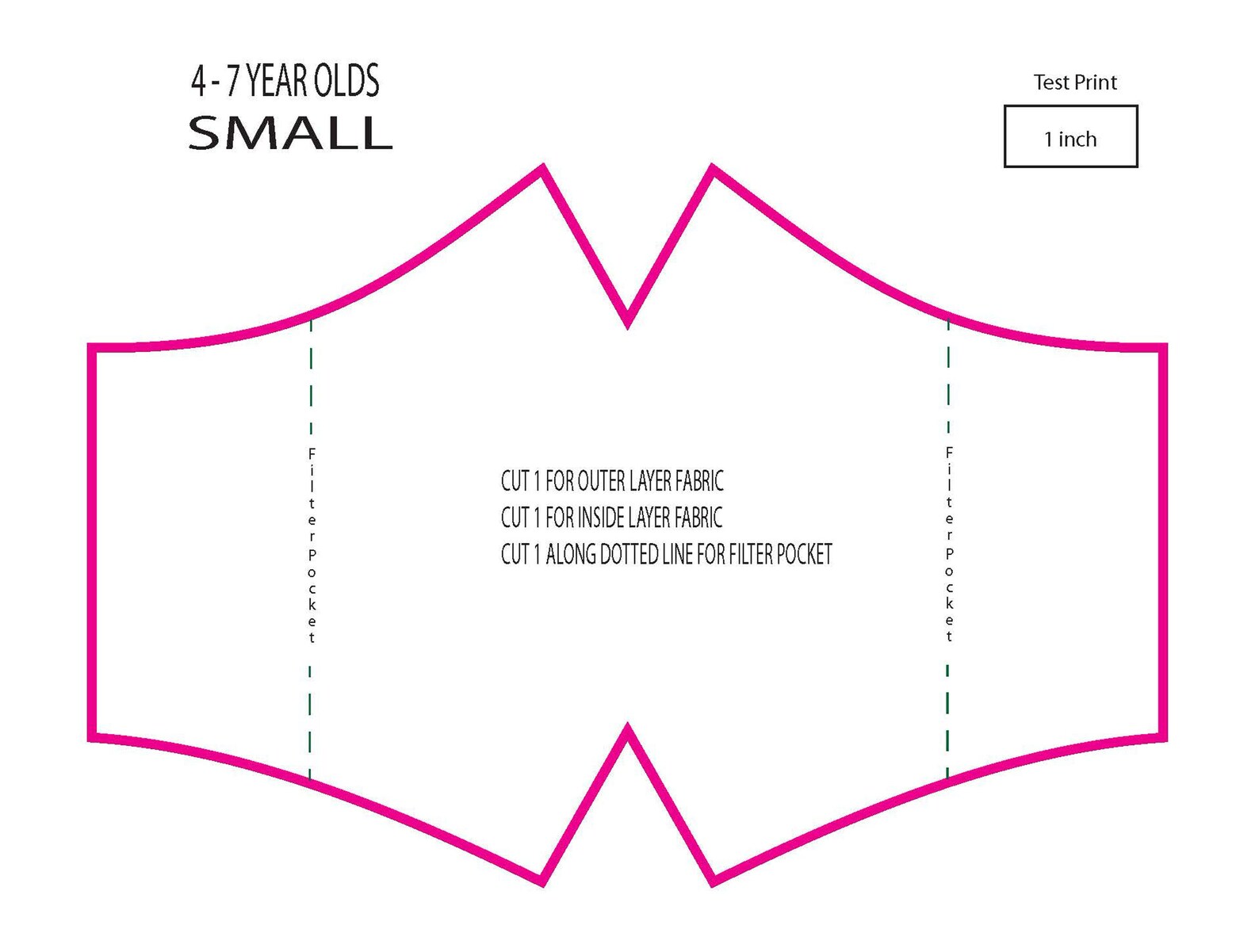 4 Sizes SEAMLESS Mask Pattern Unisex Adults Teens Juniors and - Etsy