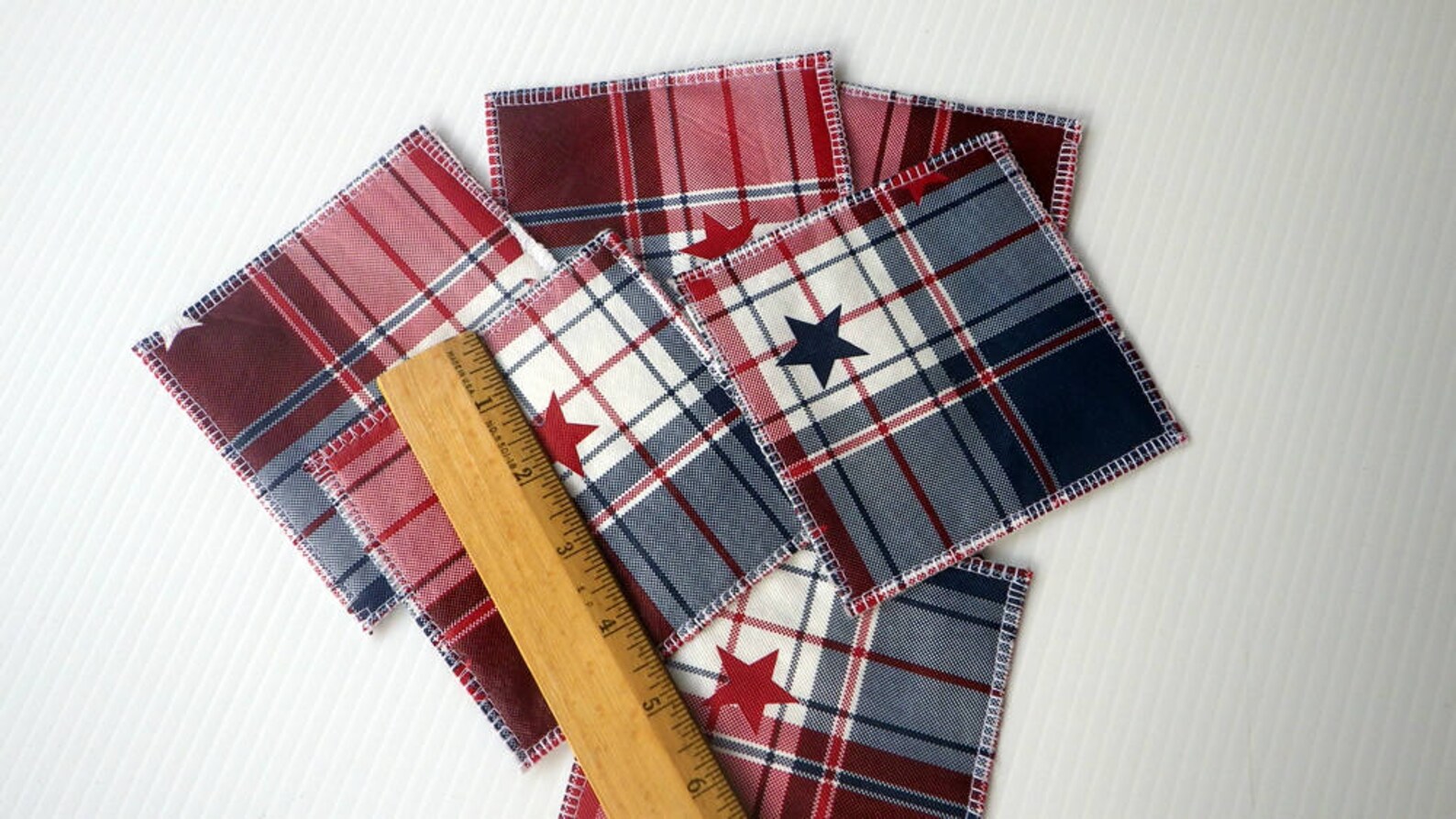 Reversible Patriotic Sweat Proof Vinyl Coated Coasters Semi - Etsy