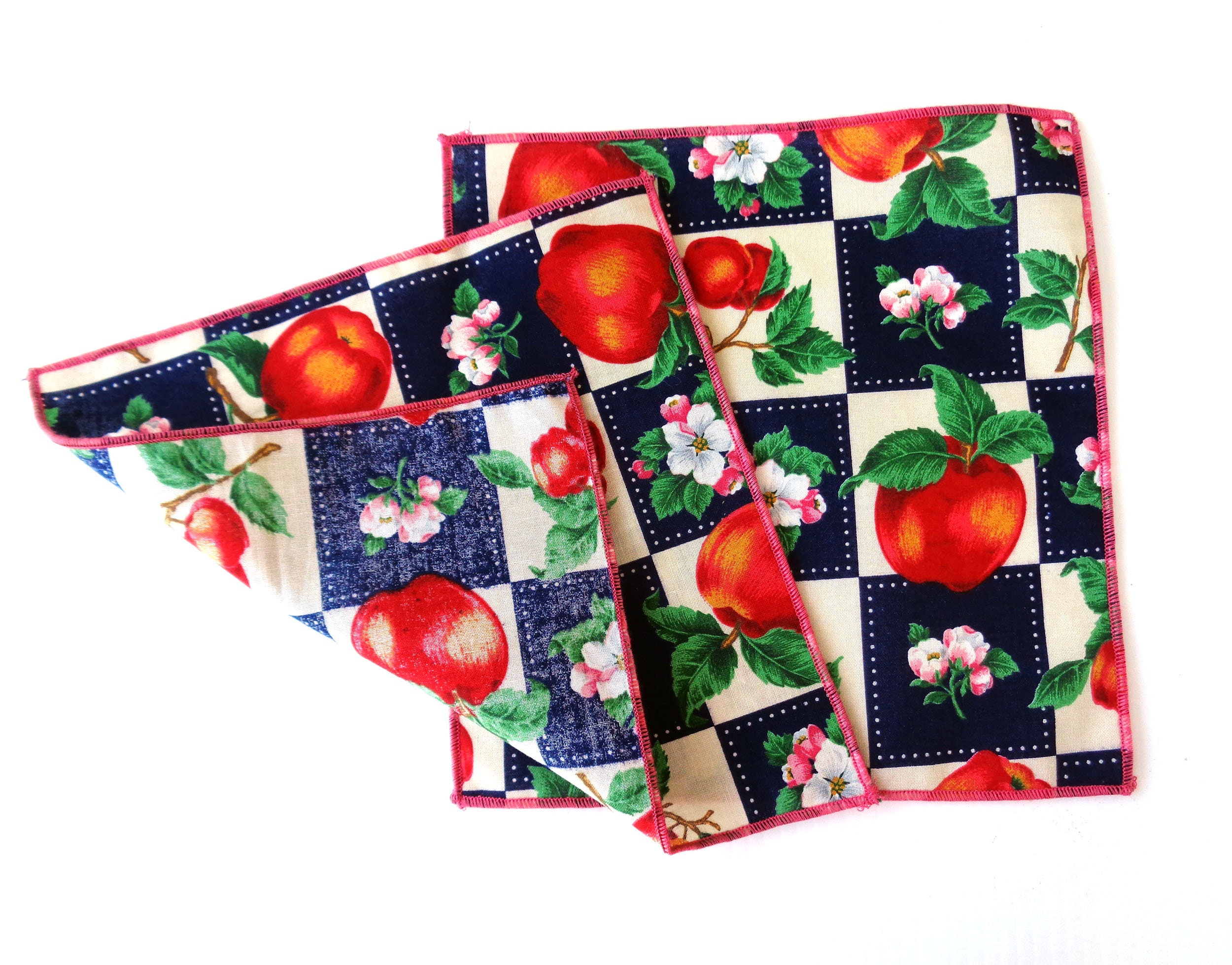 Apples Fruit Prints Cocktail Napkins Everyday Barware Napkins - Etsy UK