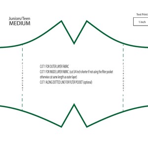 4 Sizes SEAMLESS Mask Pattern Unisex Adults Teens Juniors and Child ...