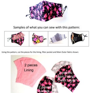 Fog-less Best Fitting Mask Pattern Adult Teen & Child Sizes Good ...