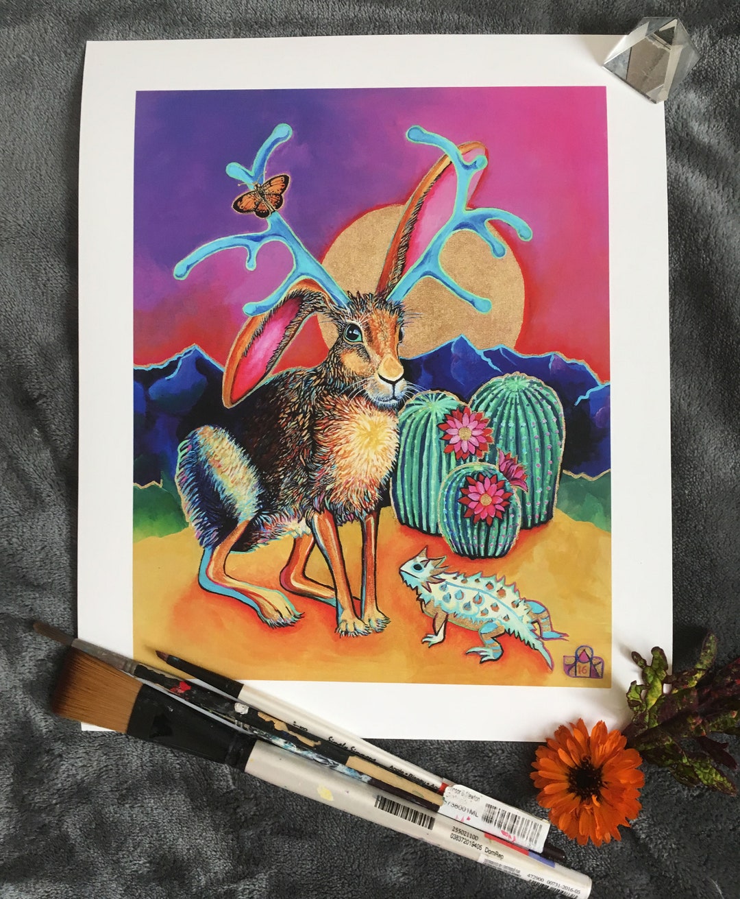 Jackalope Art Print - Etsy
