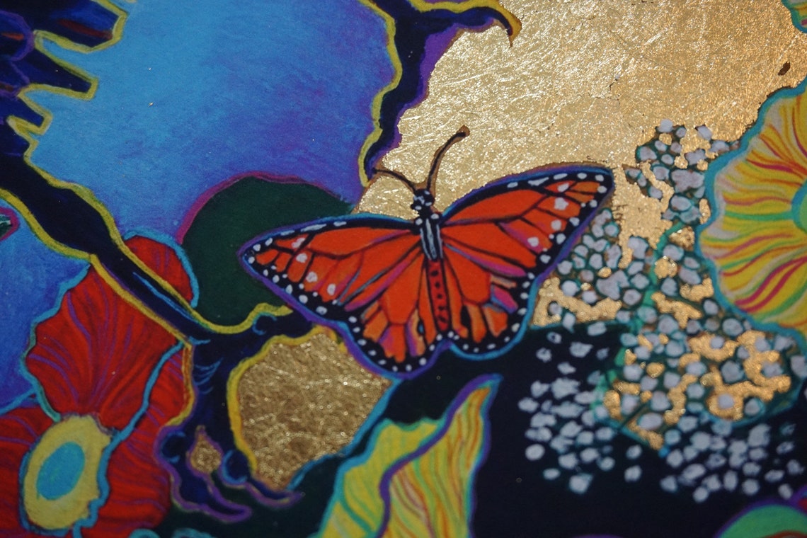 Gilded Raven Art Print - Etsy