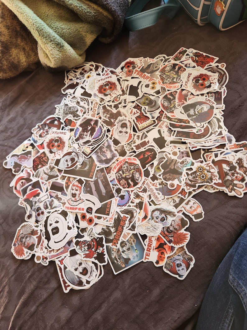 Horror Movie Stickers (art the Clown) - Etsy