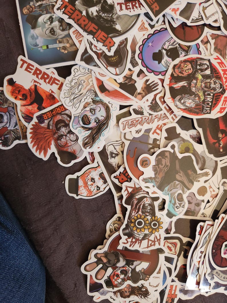 Horror Movie art the Clown Stickers - Etsy