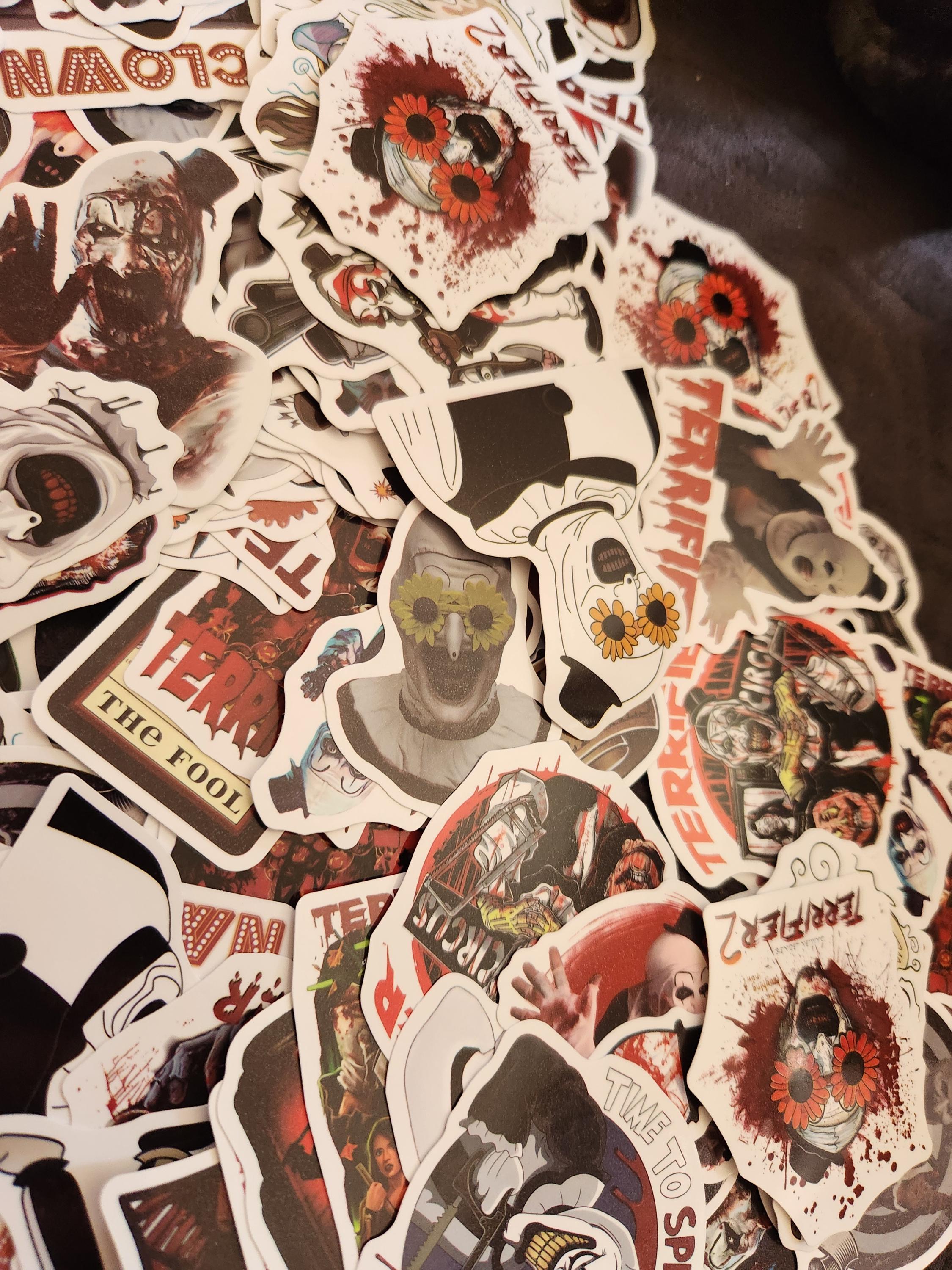 Horror Movie Stickers (art the Clown) - Etsy