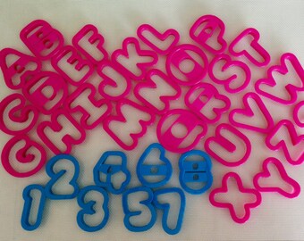 Alphabet Block Font Number Cookie Cutter Full Set - Etsy