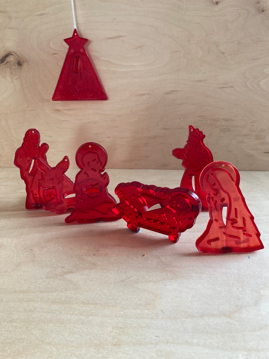 HRM Crown Cookie Cutters Nativity Set 8 Pieces Manger Mary Joseph ...
