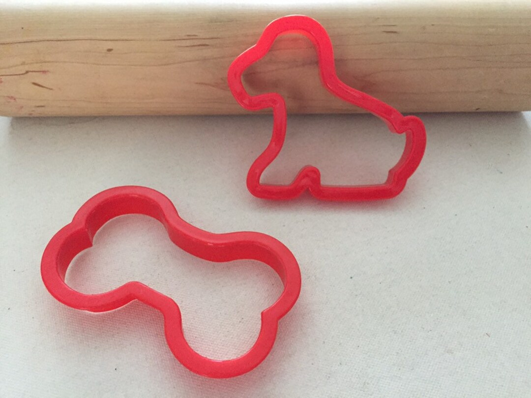 Wilton Dog and Bone Cookie Cutter - Etsy