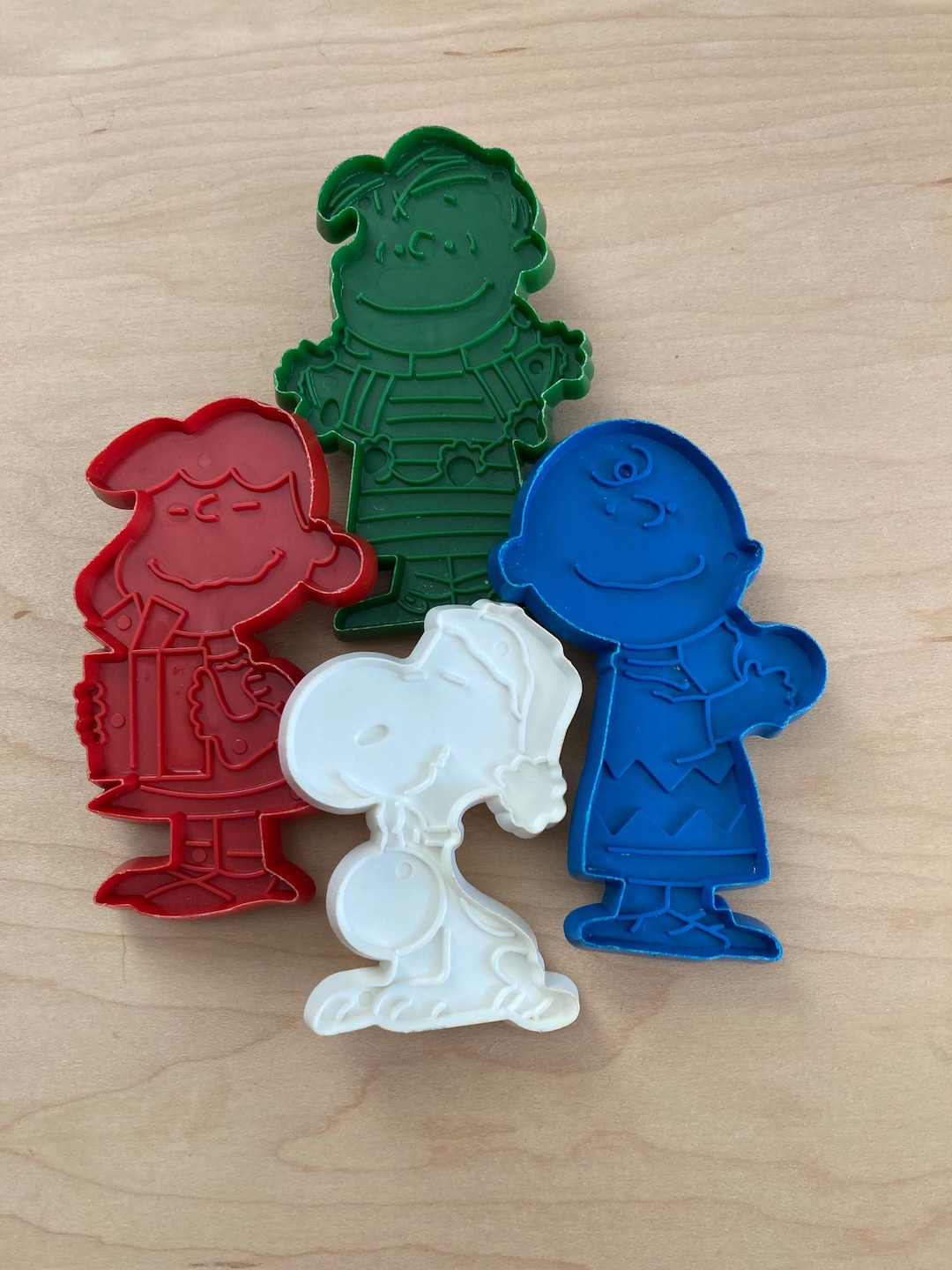Charlie Brown Peanuts Cookie Cutter Set With Snoopy, Linus and Lucy - Etsy