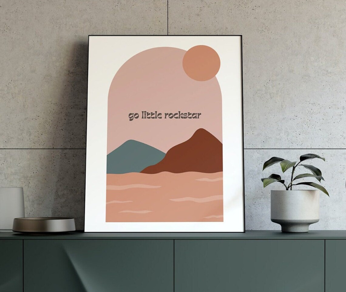 Go Little Rockstar - Digital Print - Etsy