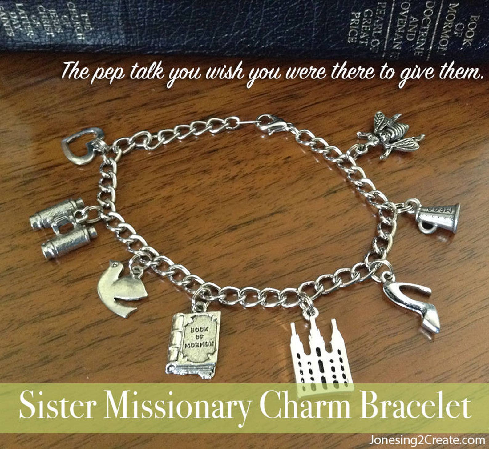 LDS Sister Missionary Charm Bracelet - Etsy