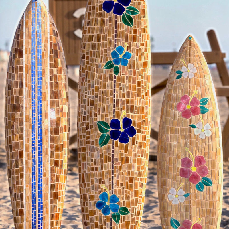 Mosaic Surfboard - Etsy