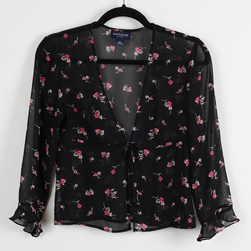 Ann Taylor Silk Tops - Etsy