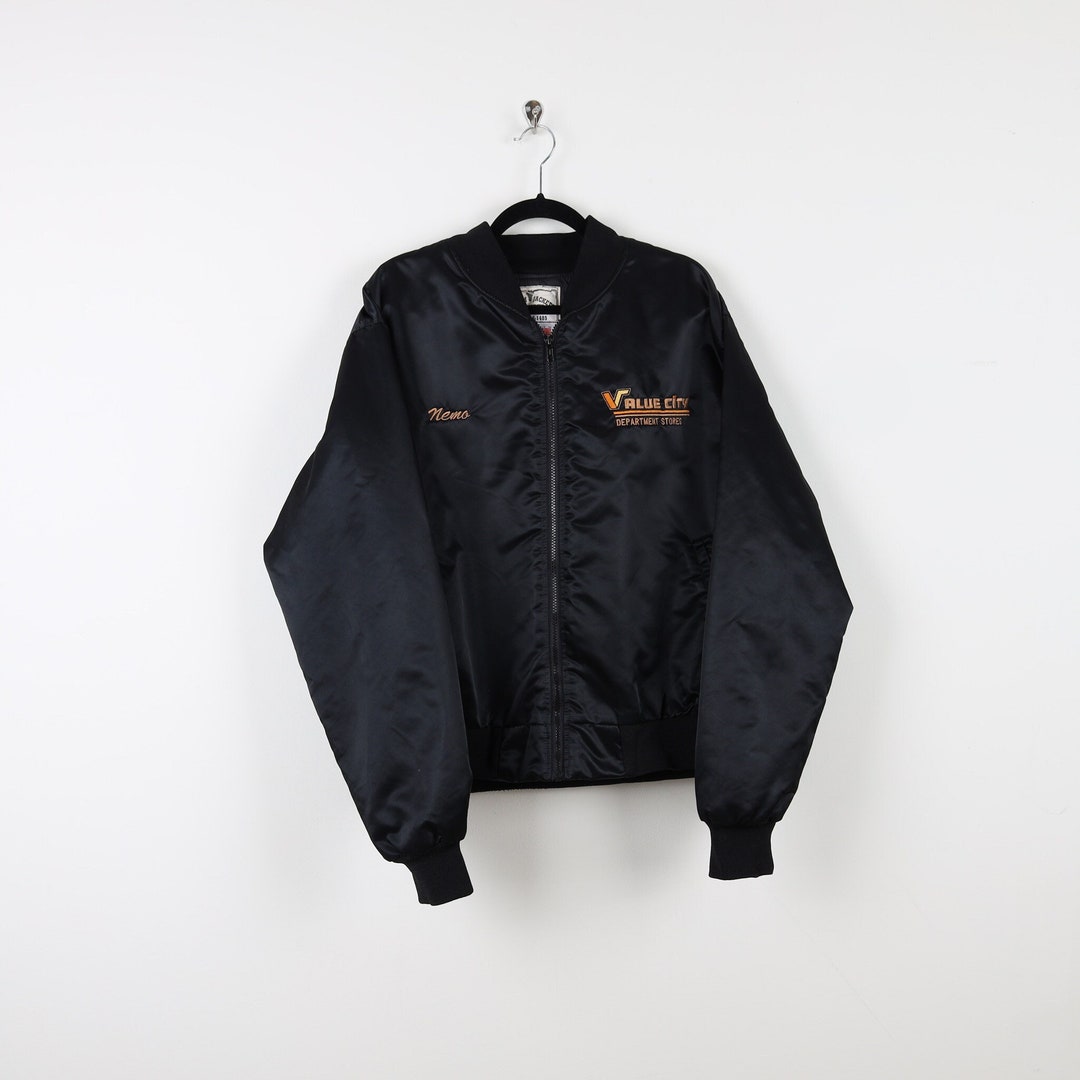 Vintage 90s Nemo Value City Department Stores Columbus OH Bomber Jacket ...