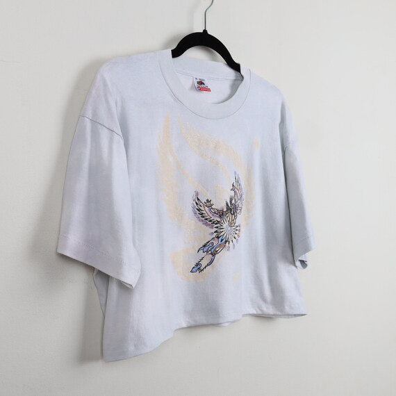 Vintage 90s Angel Jesus Angel Wings Graphic Print Cro… - Gem