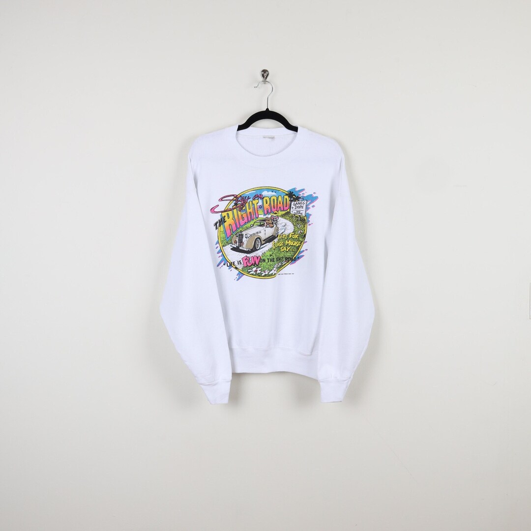 Vintage 90s Funny Fritz Fox & Jose Mouse 1993 Say No to Drugs Stay on ...