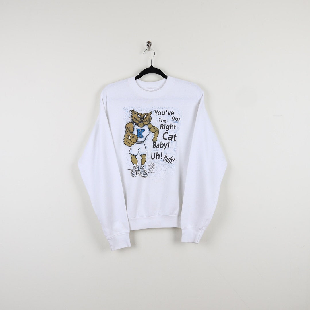 Vintage 90s Cute Cat You've Got the Right Cat Baby Uh Uh Graphic Print ...