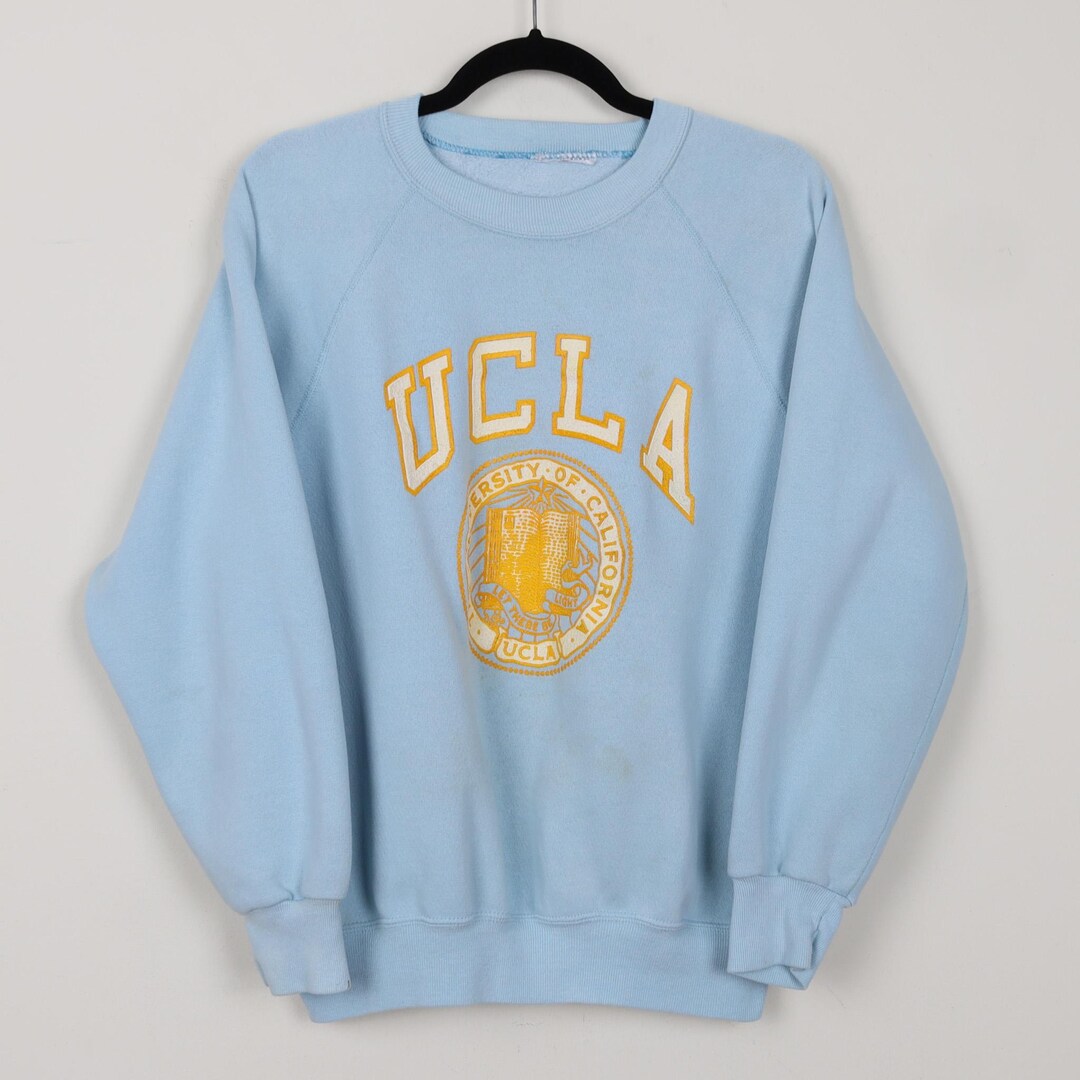 Vintage 90s UCLA the University of California Blue Graphic Print ...