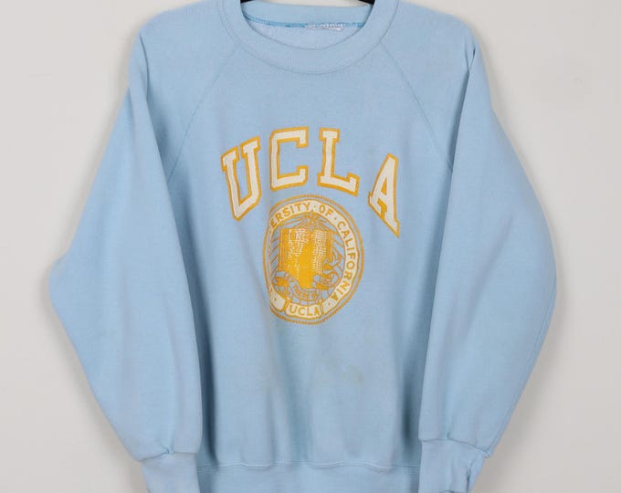 Vintage 90s UCLA the University of California Blue Graphic Print ...