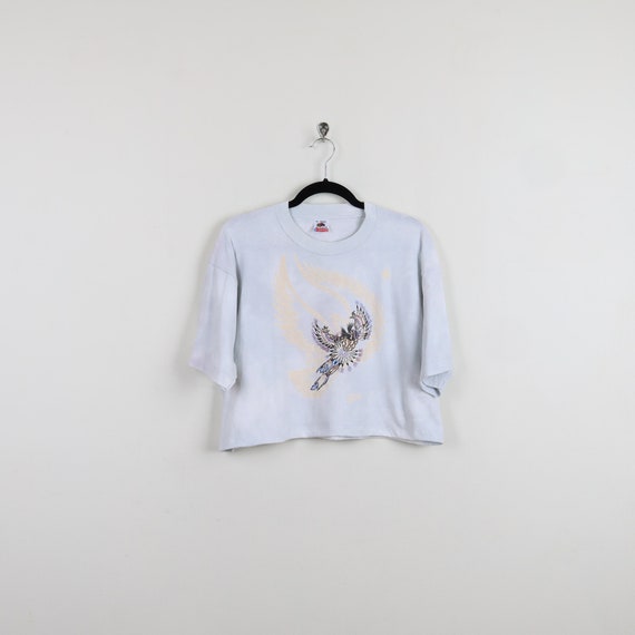 Vintage 90s Angel Jesus Angel Wings Graphic Print Cro… - Gem