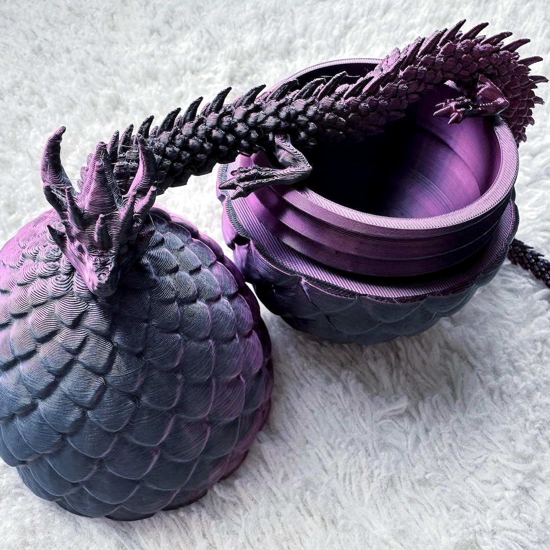 Handmade Dragon & Egg Slither Fidget Toy - Etsy UK