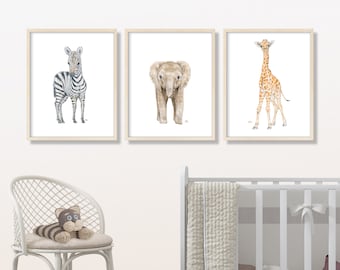 Animal nursery decor | Etsy