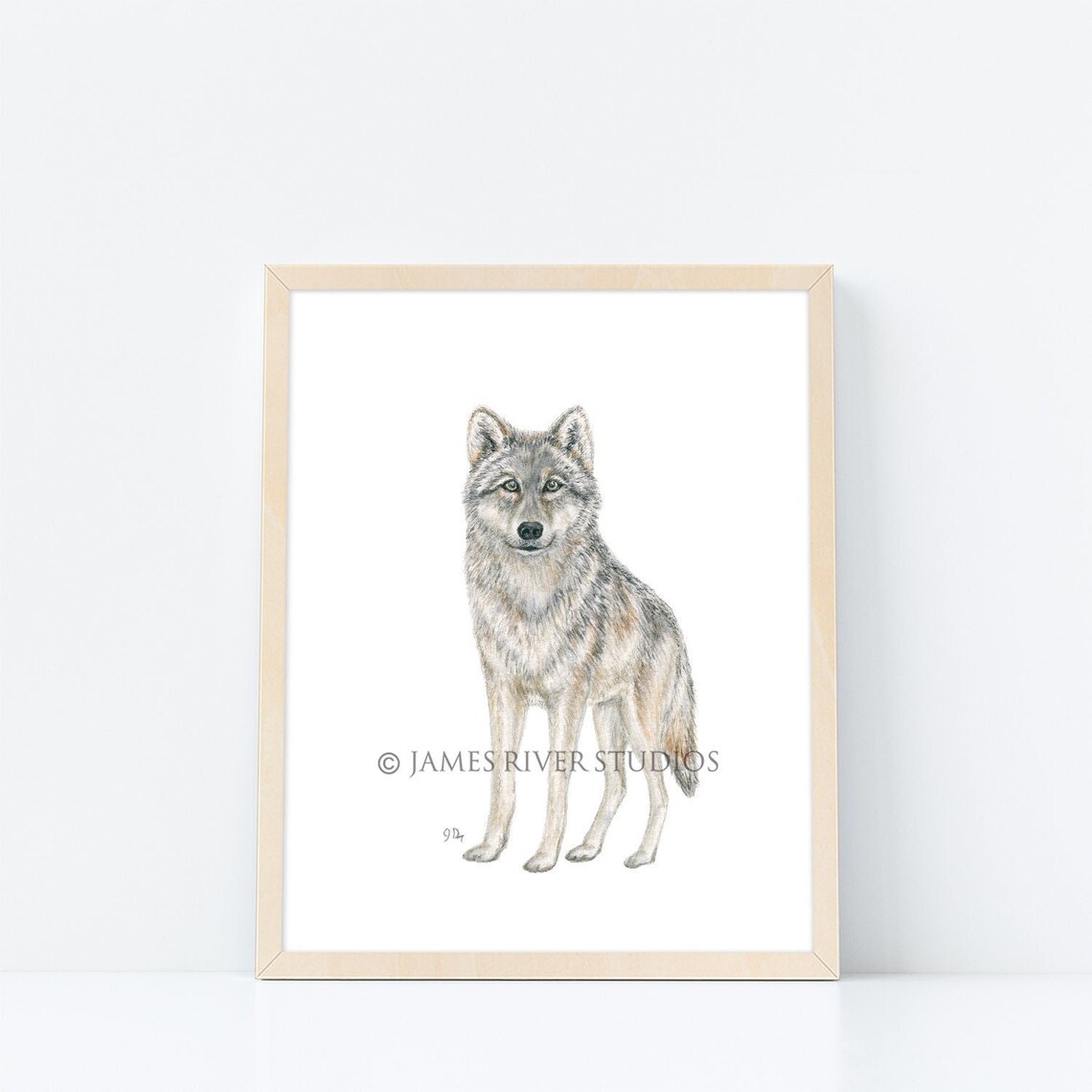Wolf Art Wolf Print Wolf Painting Wolf Watercolor Wolf Wall - Etsy