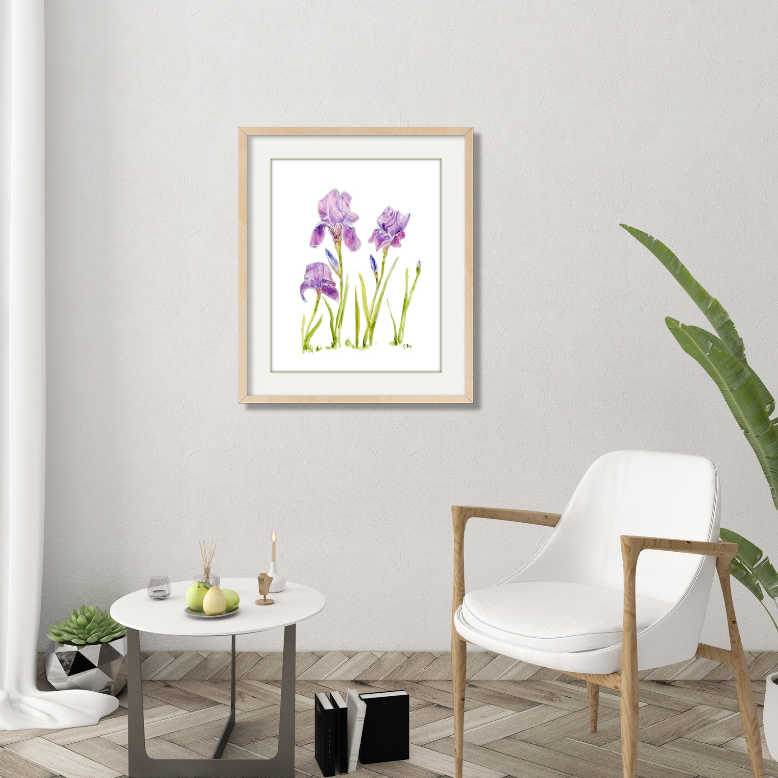 Iris Print Iris Art Iris Painting Iris Watercolor Iris Wall - Etsy