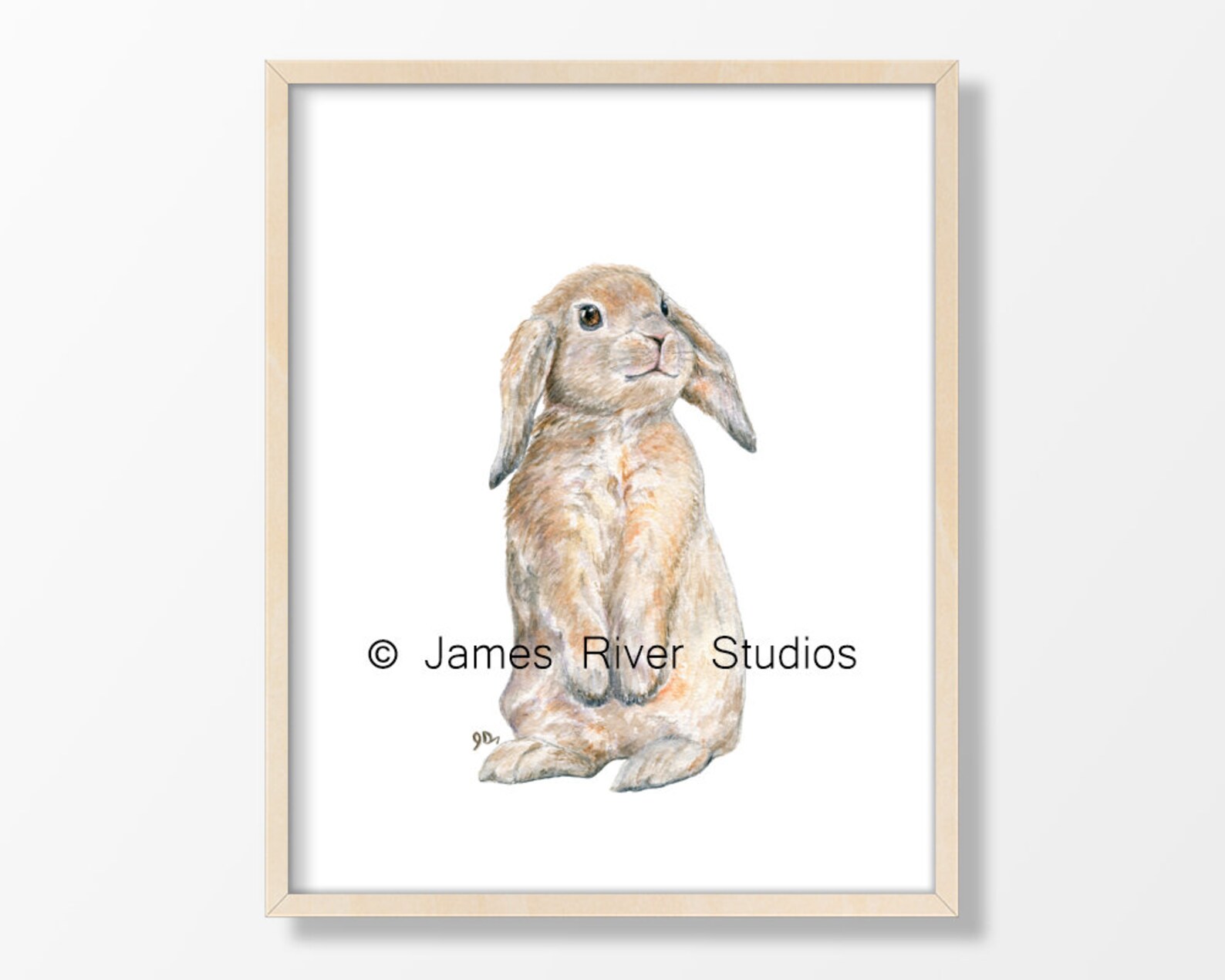 Bunny Painting Bunny Print. Bunny Watercolor Bunny Art Bunny | Etsy