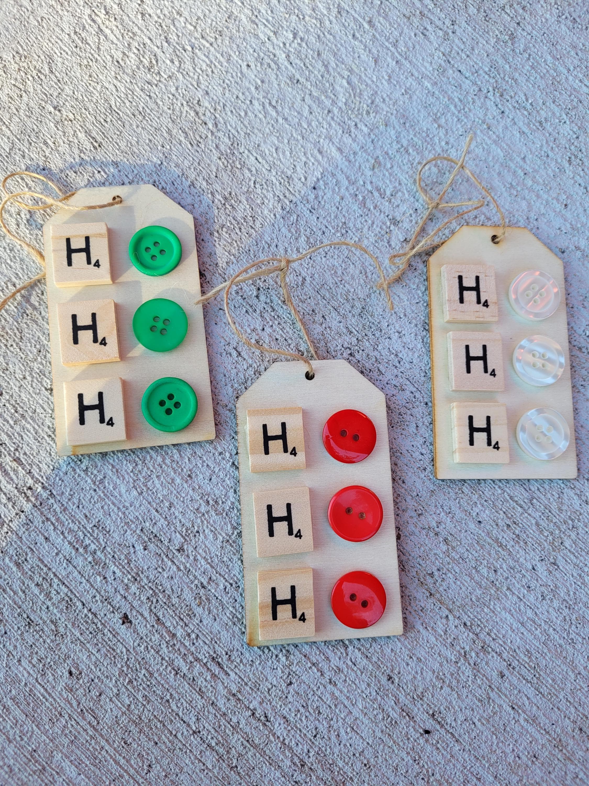 Handmade Wooden Christmas Ornament or Gift Tag - Etsy