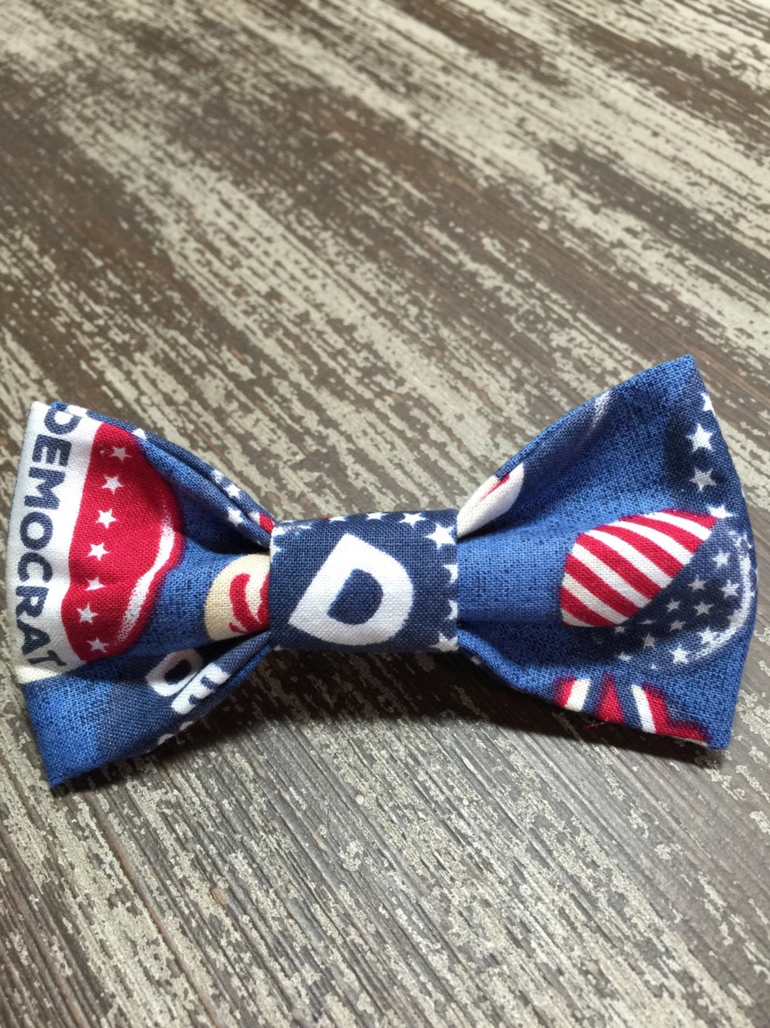 DEMOCRATIC REPUBLICAN POLITICS / Bow Tie, Flower or Bandana / Collar ...