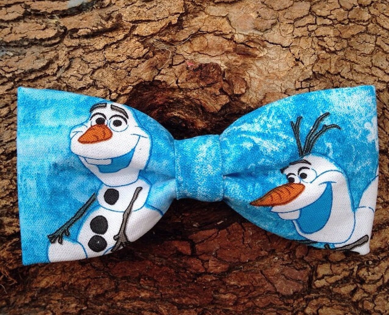 OLAF FROZEN SNOWMAN / Bow Tie Flower or Bandana Collar | Etsy