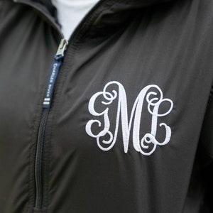 Charles River Monogram Rain Jacket ~ Monogrammed Pullover Rain Jacket ...