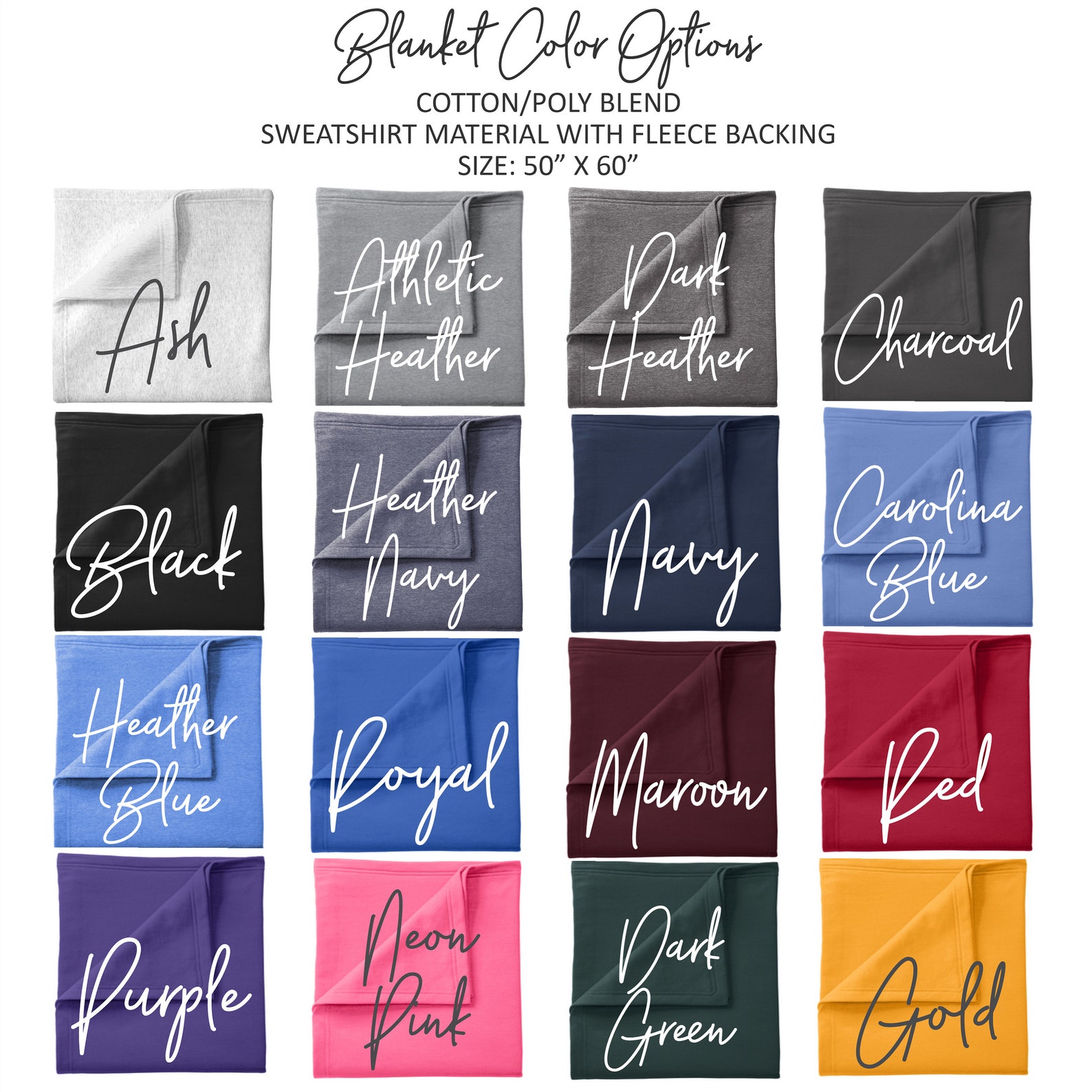 Monogram Blanket Monogrammed Fleece Throw Gift for Her - Etsy