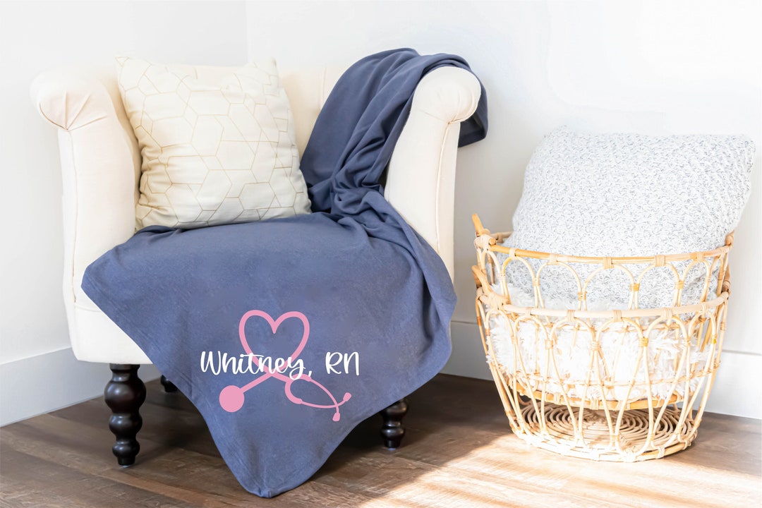 Personalized Nurse Blanket, Custom Throw Blanket, Gift for Nurse ...