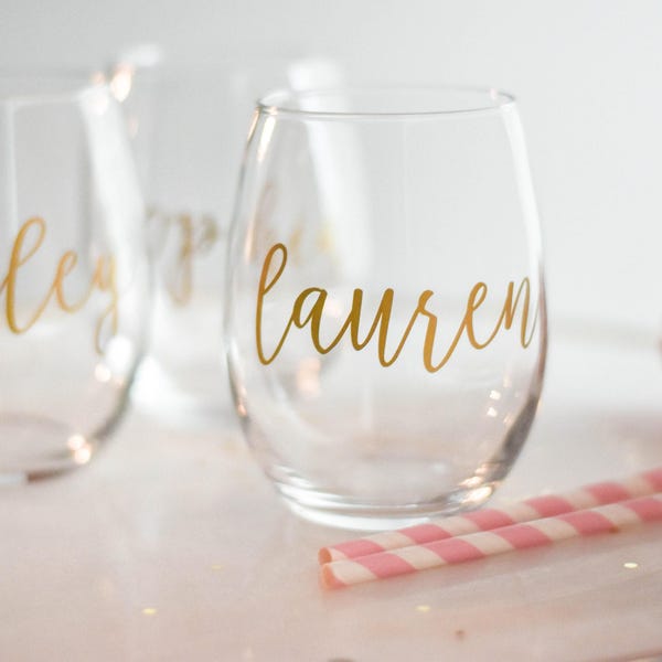 Personalized Drinking Glasses - Etsy