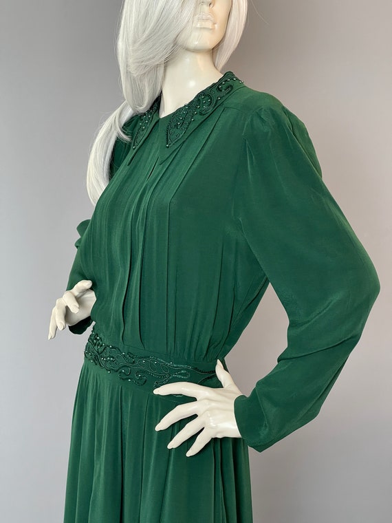 Karin Stevens Gown | 1980s Drop Waist Dress | Forrest… - Gem