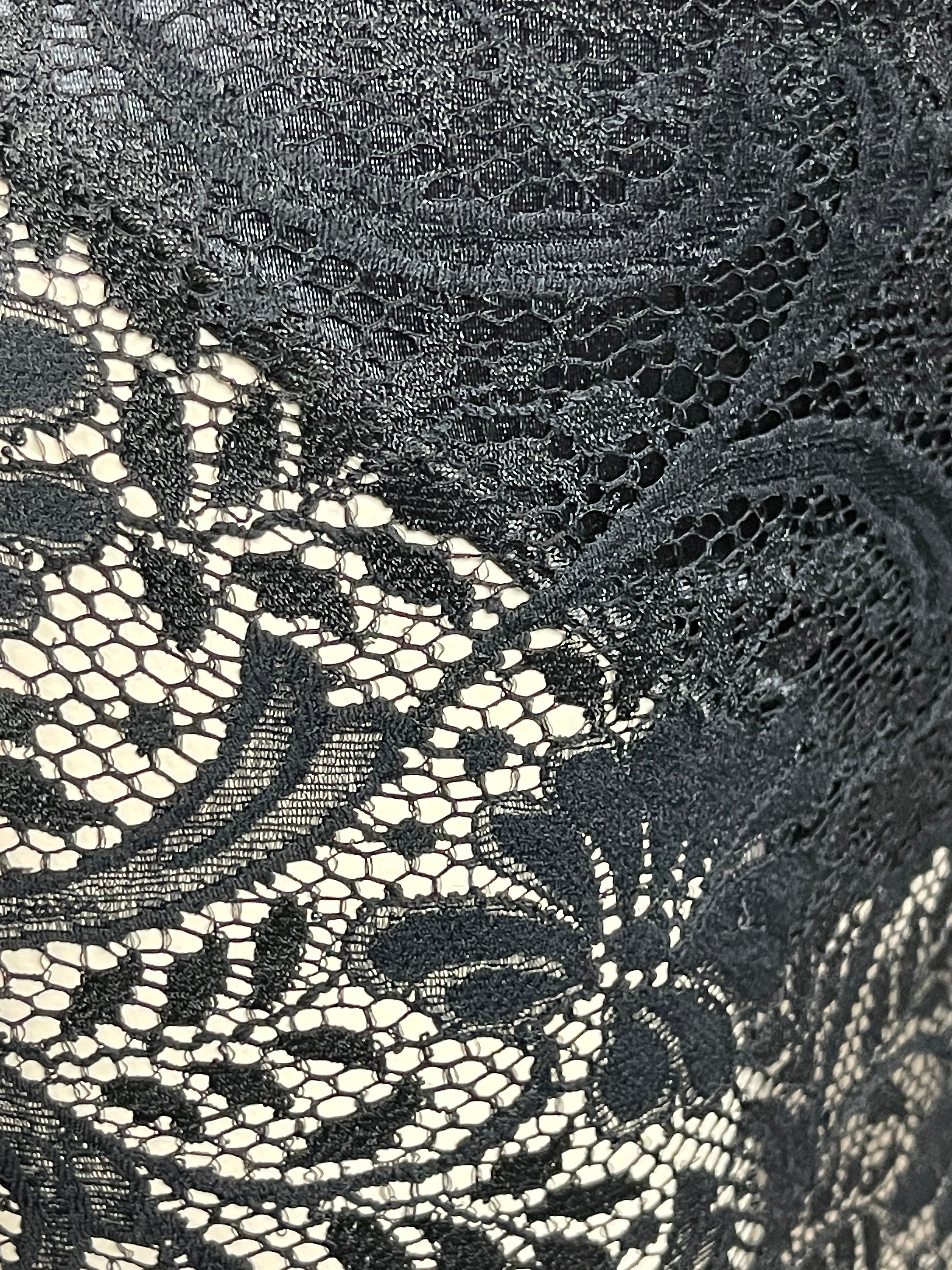 Jerry Hall Lingerie Black Lace Underwear Lace Designer - Etsy
