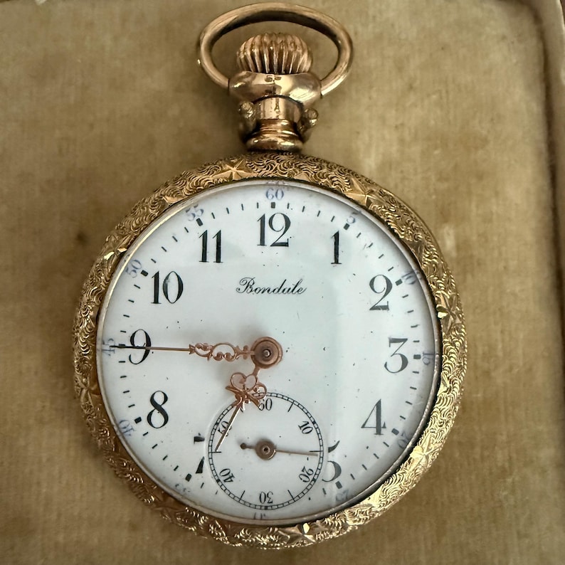 Antique Ladies Bondale Pocket Watch – Circa 1910 | Swiss Made | Gold ...