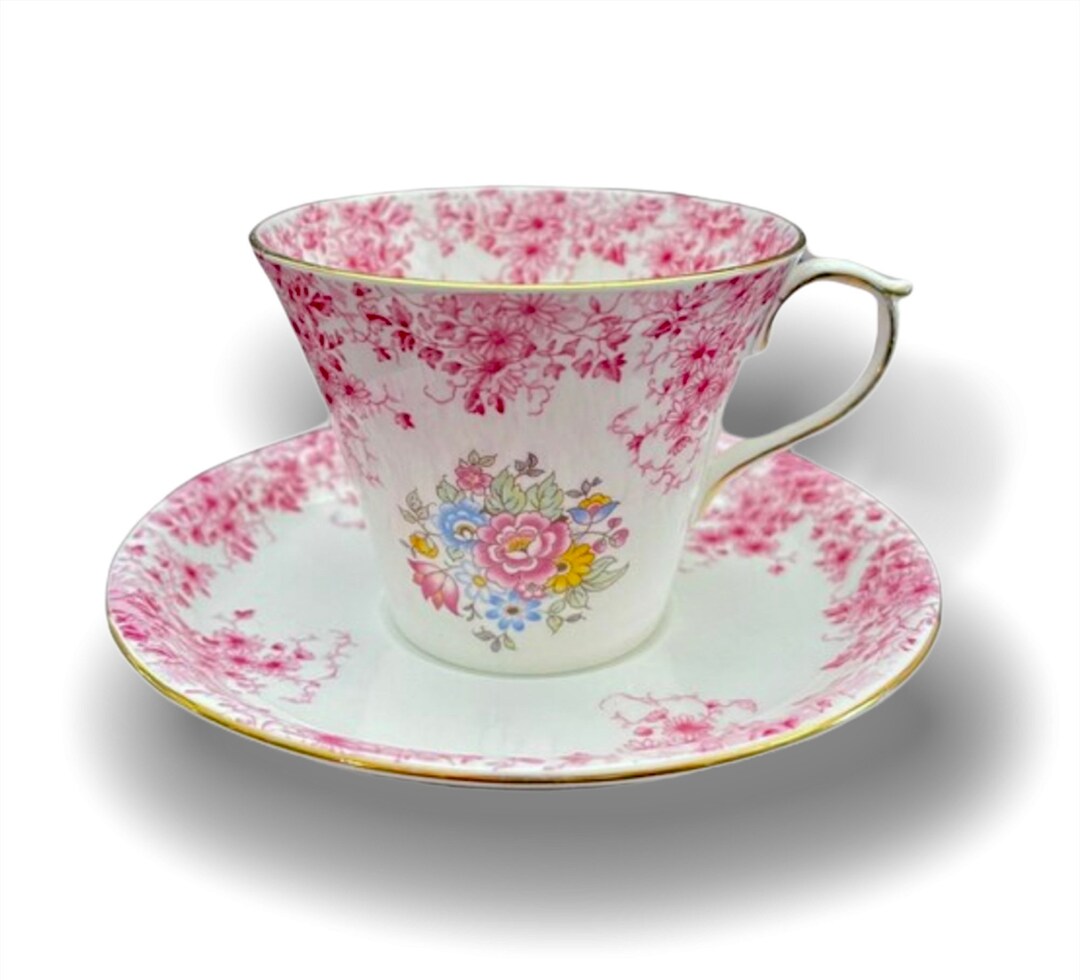 Very Rare Trailing Roses Shelley Tea Cup & Saucer - Etsy