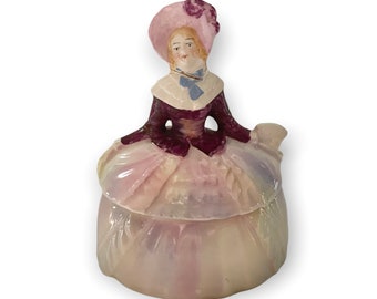 Half Doll Powder Box - Etsy