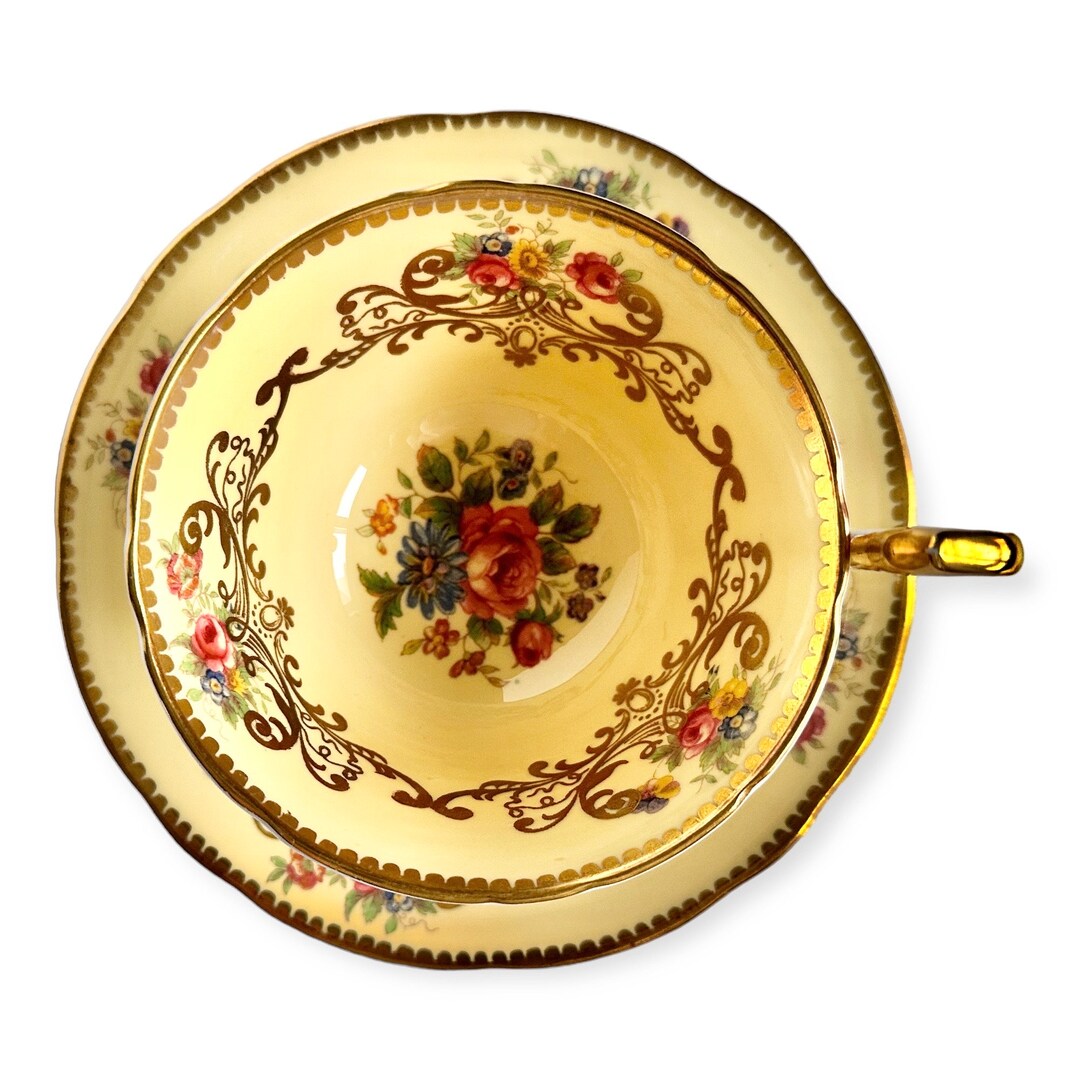 Aynsley China Tea Cup & Saucer Teacup Duo - Etsy