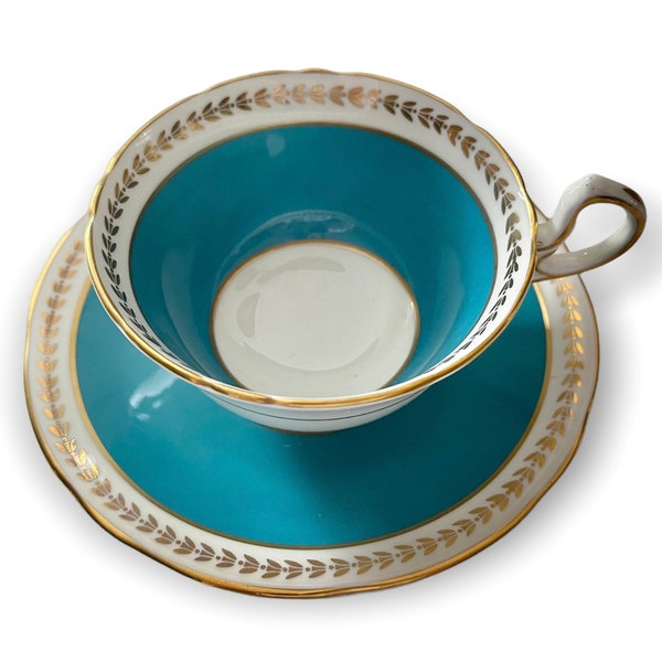 Turquoise Tea Cup - Etsy