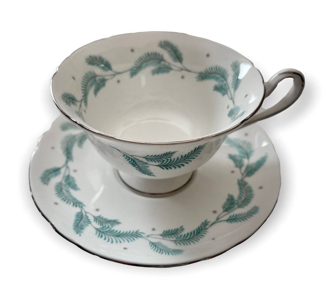 Vintage Shelley Serenity China Tea Cup & Saucer - Etsy