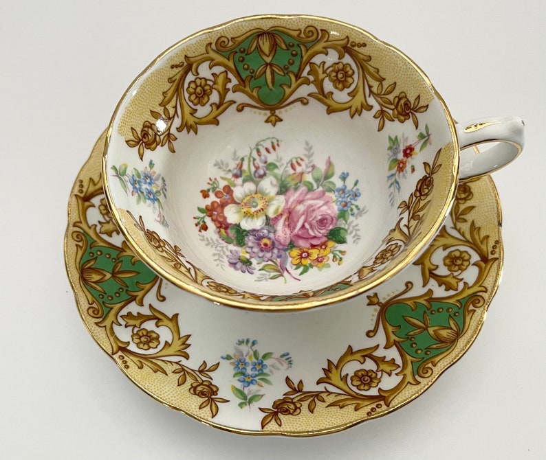 Vintage Balmoral Grosvenor China Tea Cup & Saucer Teacup Duo - Etsy