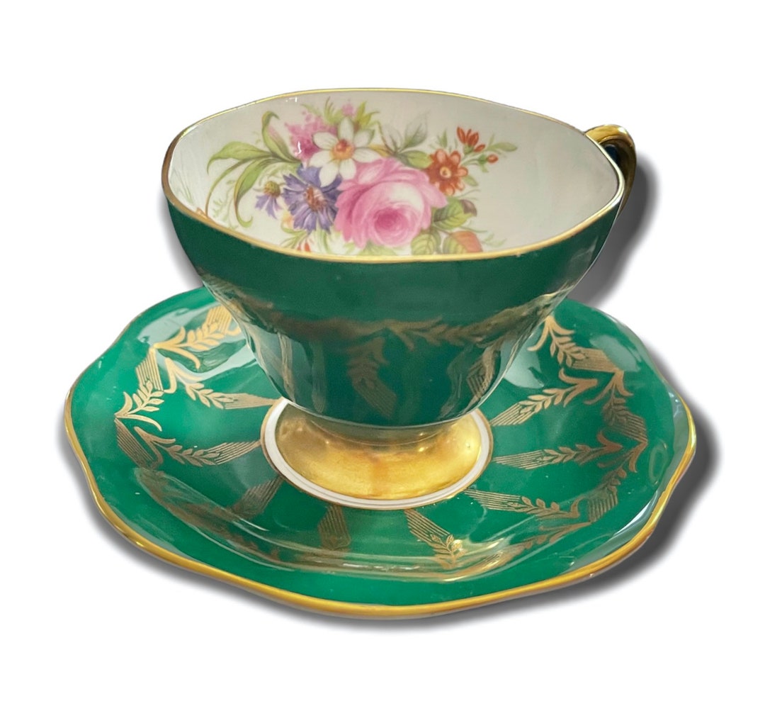 EB Foley China Tea Cup and Saucer Teacup Set - Etsy