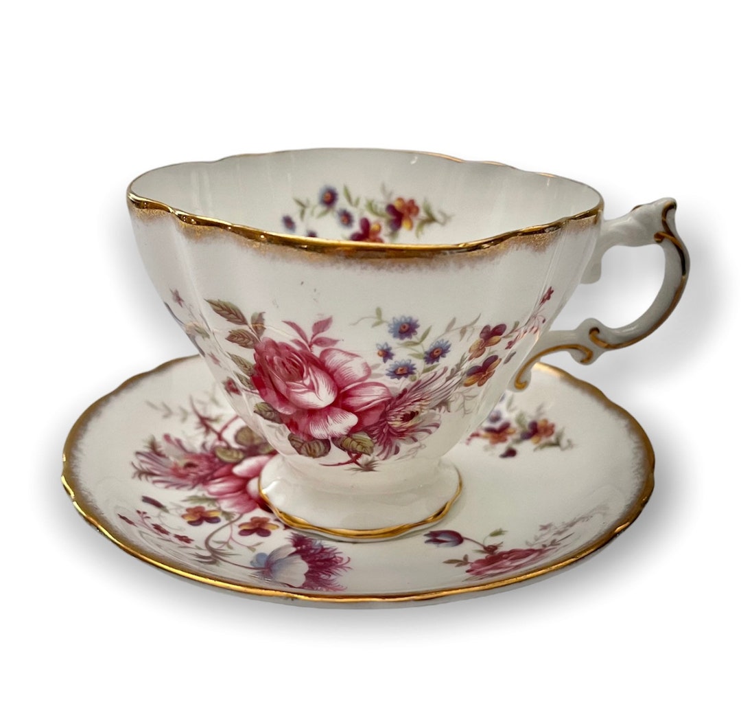 Vintage Paragon China Tea Cup and Saucer - Etsy