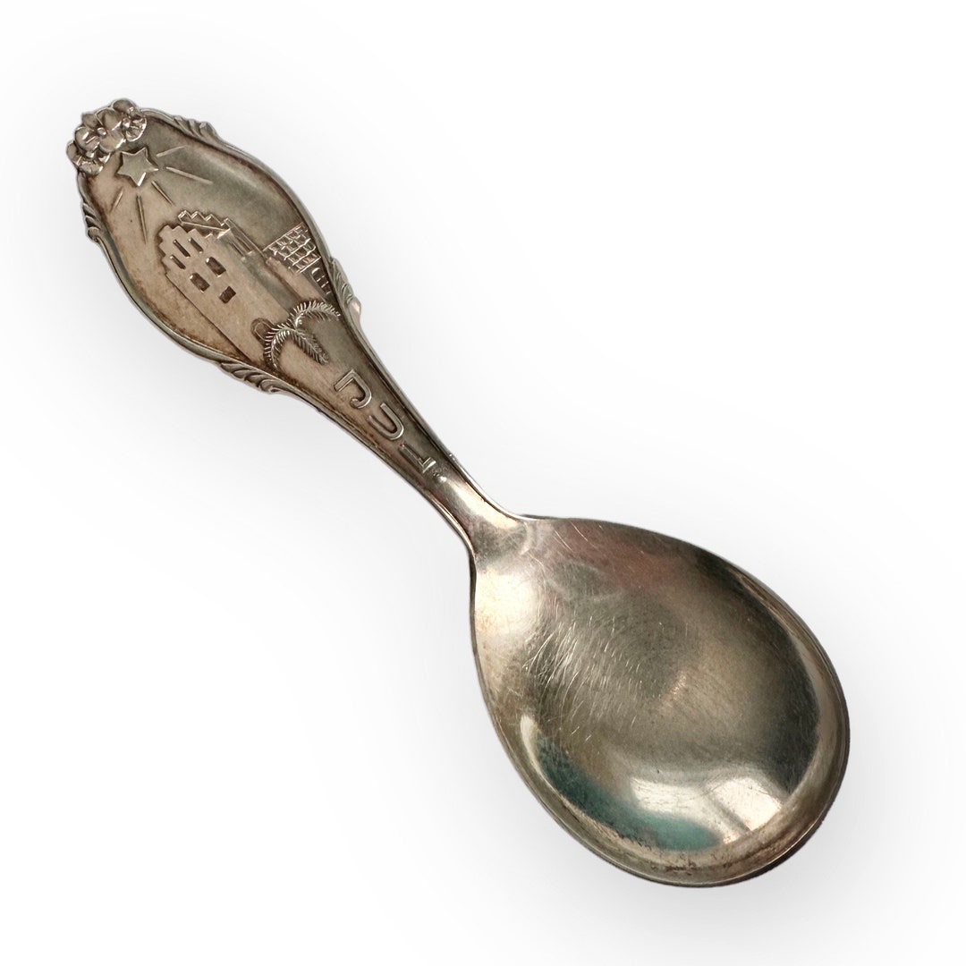 Vintage Sterling Silver Spoon Jul Christmas Denmark 1945 Hallmarked DFA ...